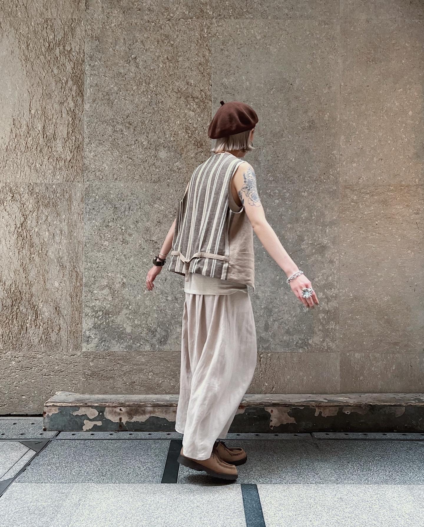 Le'HEIRU patchwork linen / vest unisex – La Esperiencia